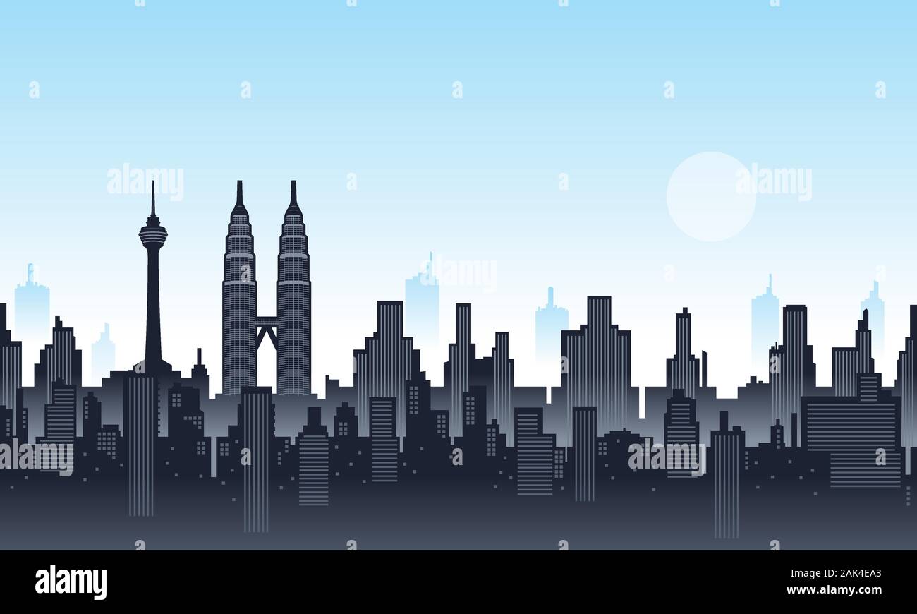 Petronas Towers Vector