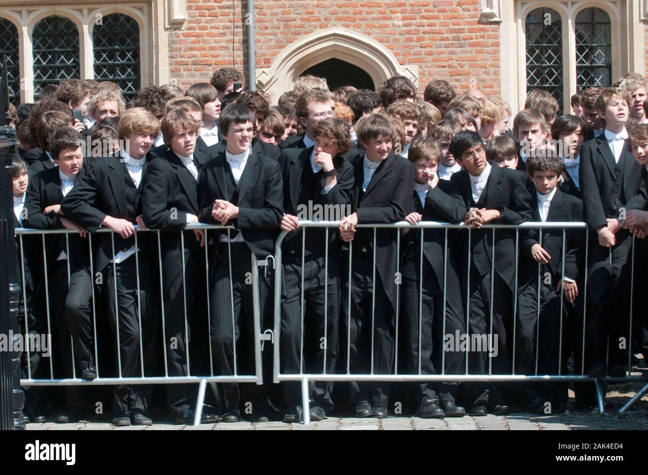 The Queen and Duke of Edinburgh attending Eton College in Berkshire to ...