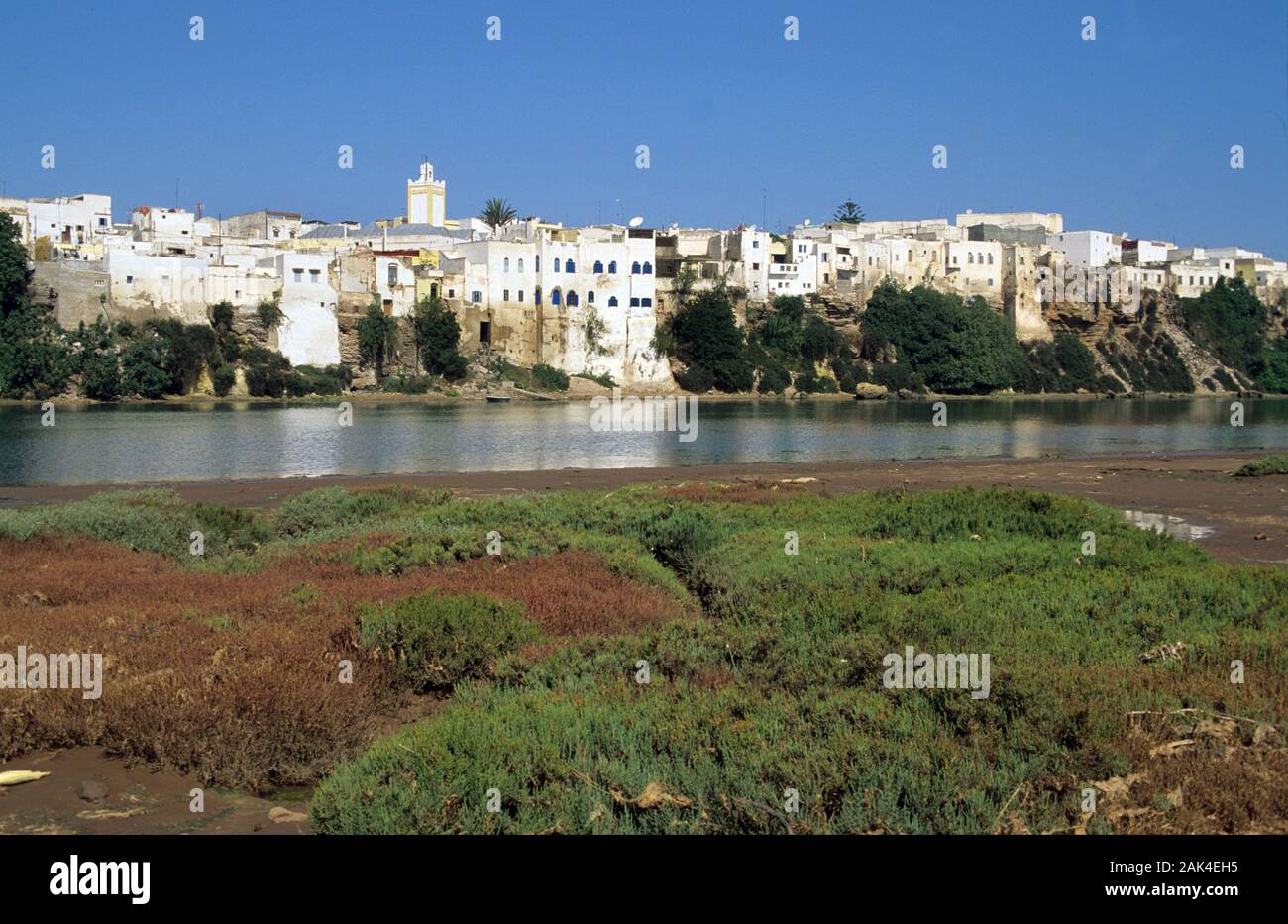 Morocco: Azemmour at Oum er-Rbia River | usage worldwide Stock Photo ...