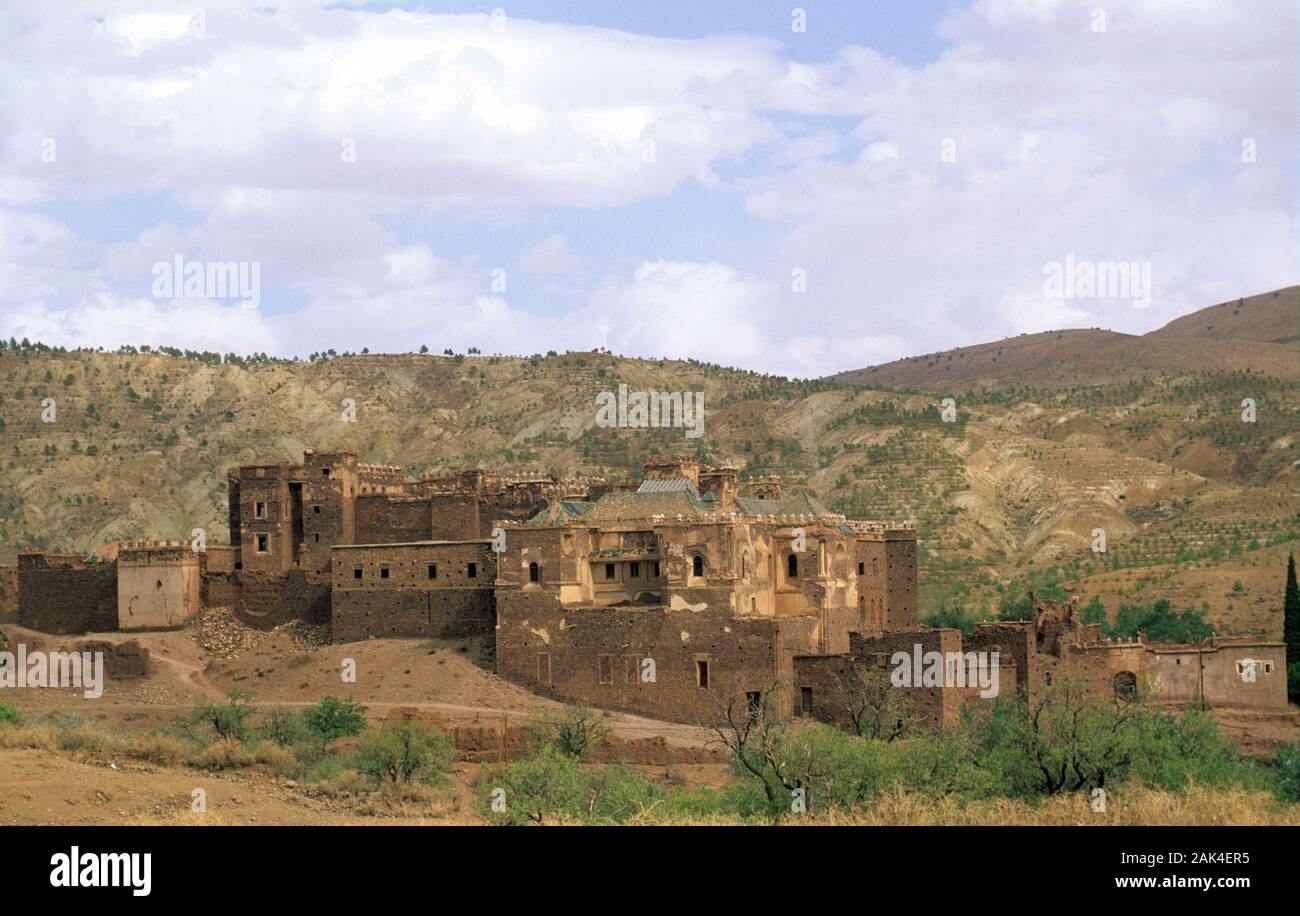 Morocco: Telouèt - the Derelict Ancestral Seat of Then Berber Chieftain ...