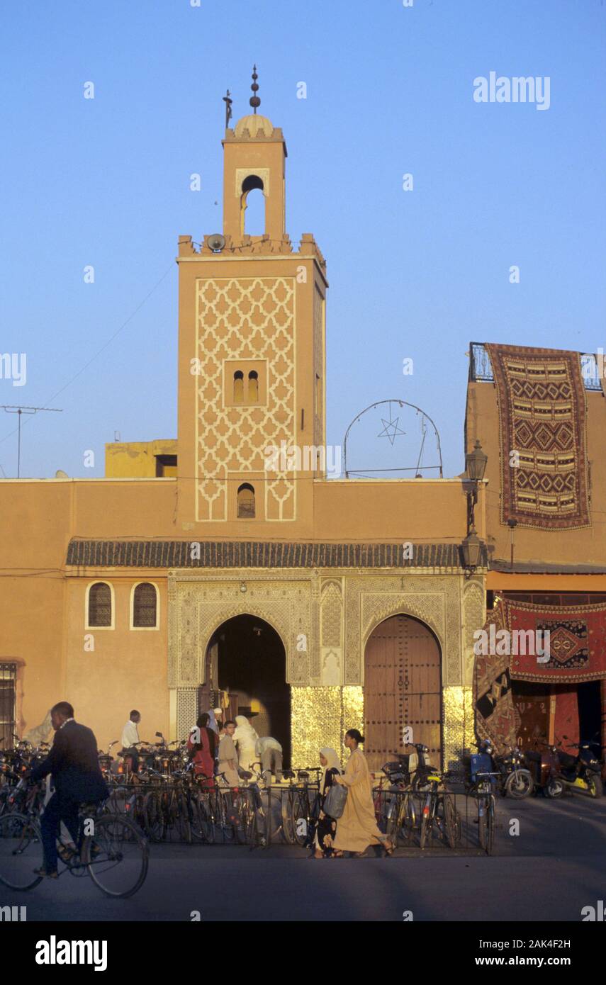 Morocco: Marrakech - Little Mosque | usage worldwide Stock Photo - Alamy