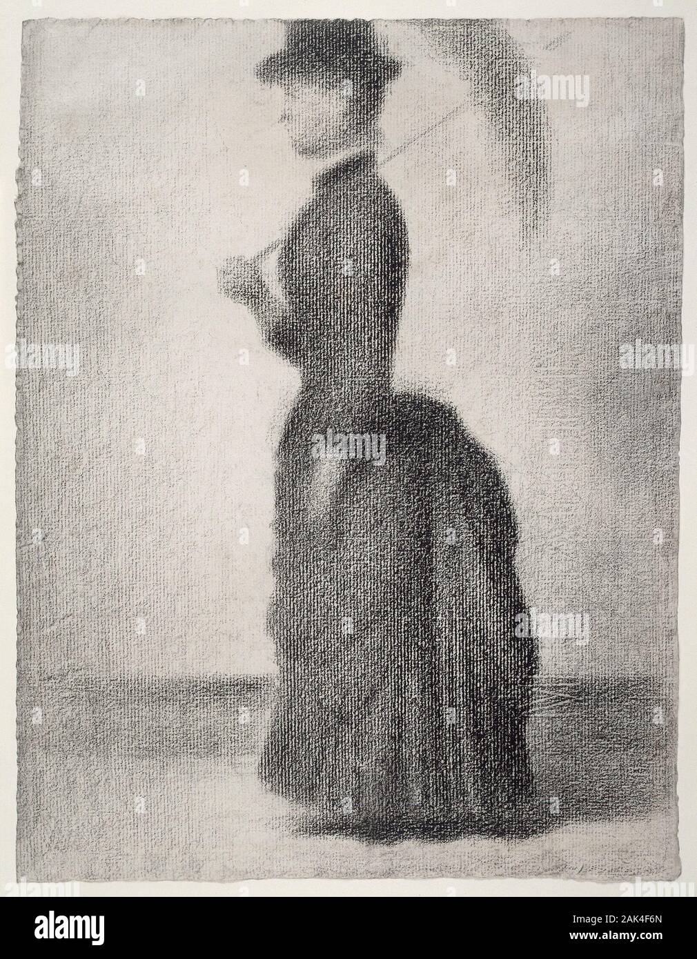 Vintage Georges Seurat painting artwork Stock Photo - Alamy