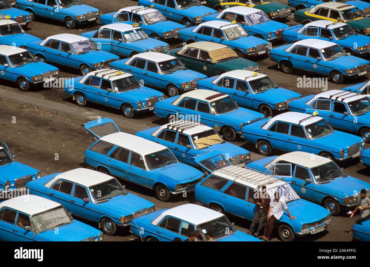 Morocco: Cab station in Inezgane near Agadir | usage worldwide Stock ...