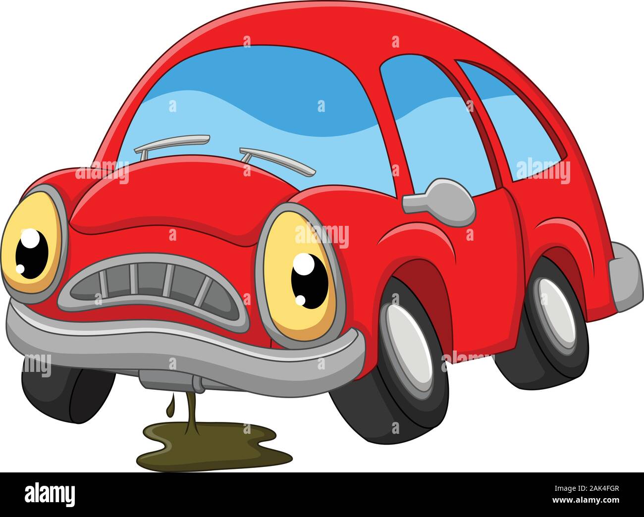 Motor car accident in Stock Vector Images - Alamy