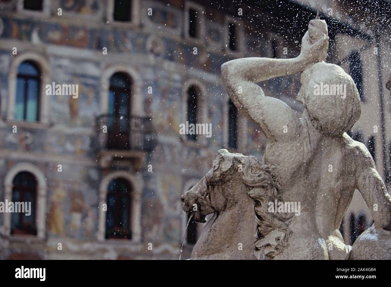 Coltish figures and mythical creatures of the 1769 built Baroque ...