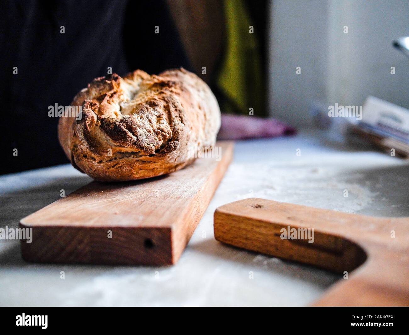 Wholewheat bread woman hi-res stock photography and images - Alamy