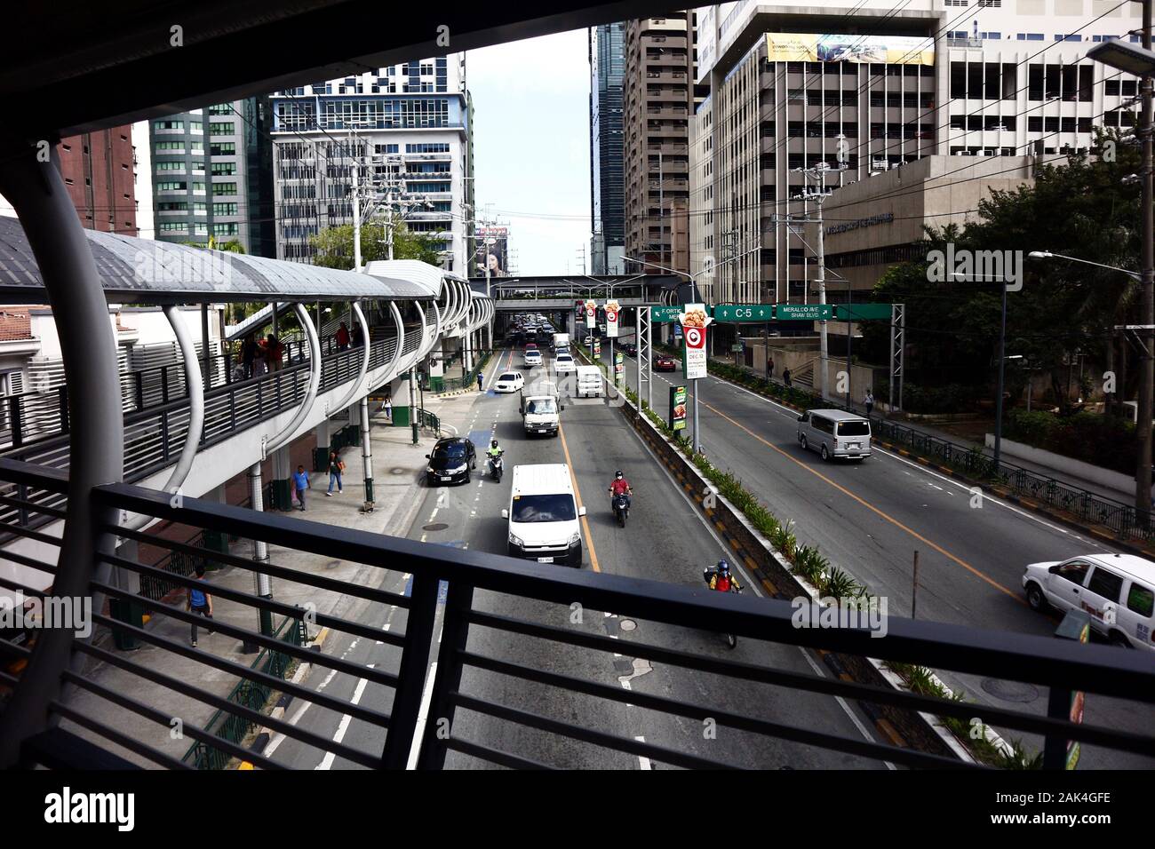 Pasig City, Philippines - January 6, 2020 - Commercial and residential ...
