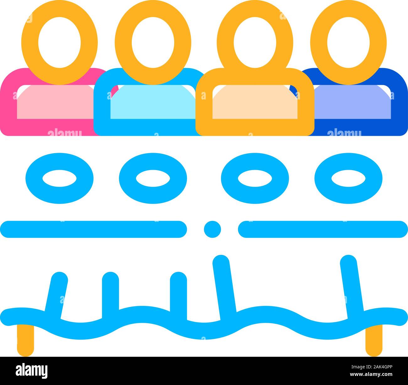 Wedding Dinner-party Sign Thin Line Vector Icon Stock Vector Image ...