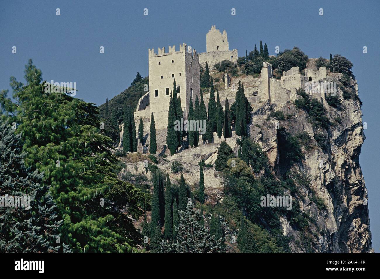 Situated on a high rock thrones the so-called Castello, the medieval ...