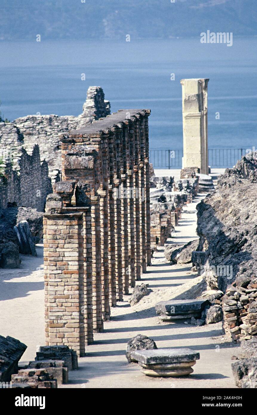 Extensive ruins of a Roman country house, the so-called Grottos of ...