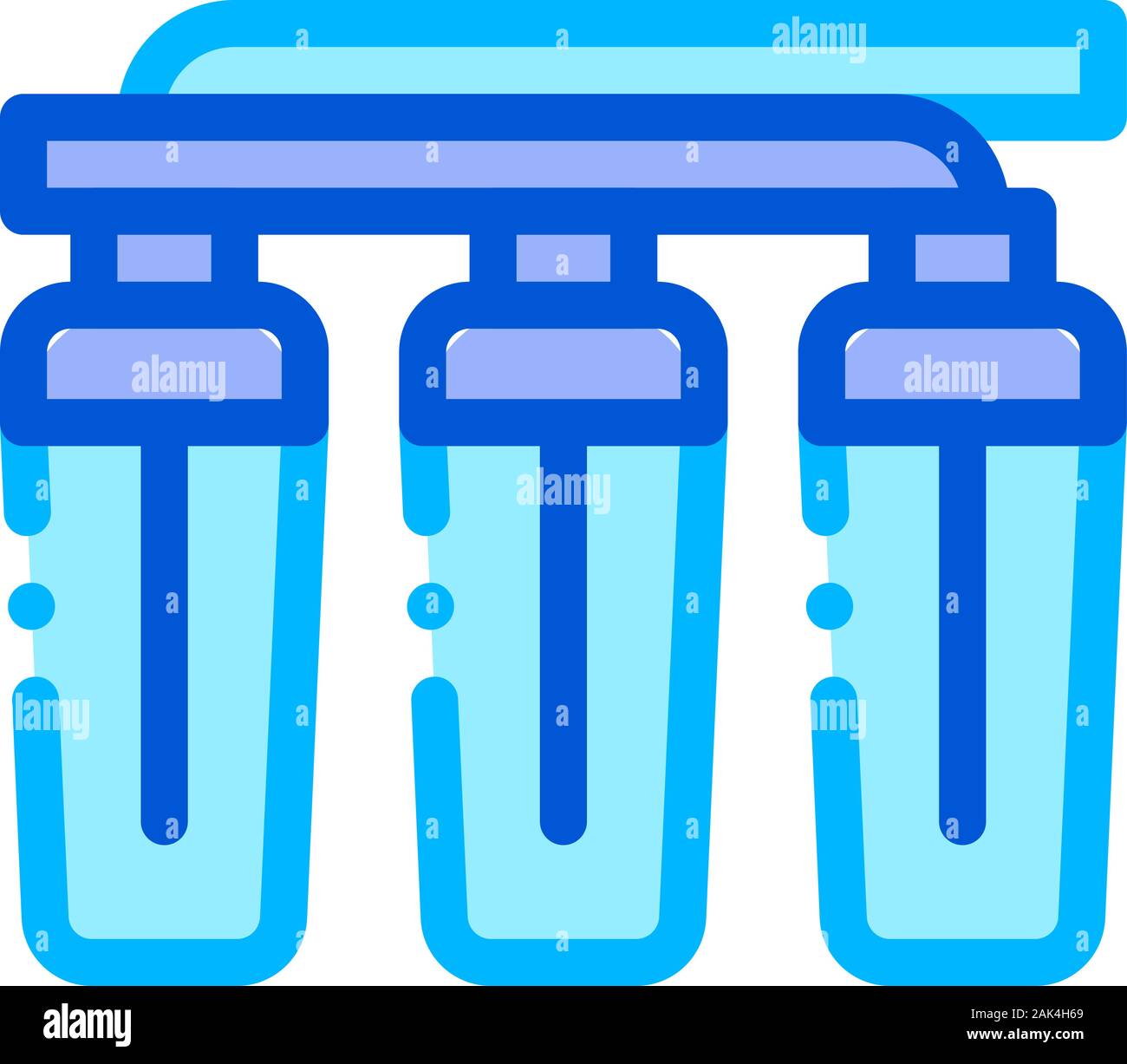 Water Final Microfilter Vector Sign Thin Line Icon Stock Vector Image ...