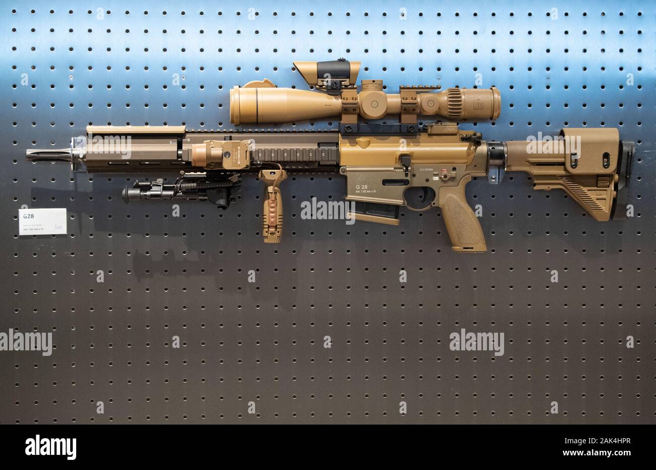 Oberndorf Am Neckar, Germany. 18th Dec, 2019. A Heckler & Koch G28 self ...