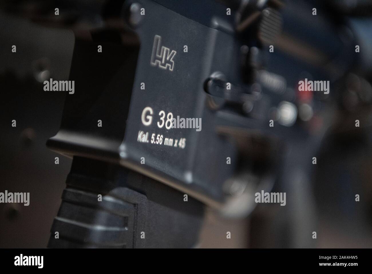 Oberndorf Am Neckar, Germany. 18th Dec, 2019. A Heckler & Koch G38 ...