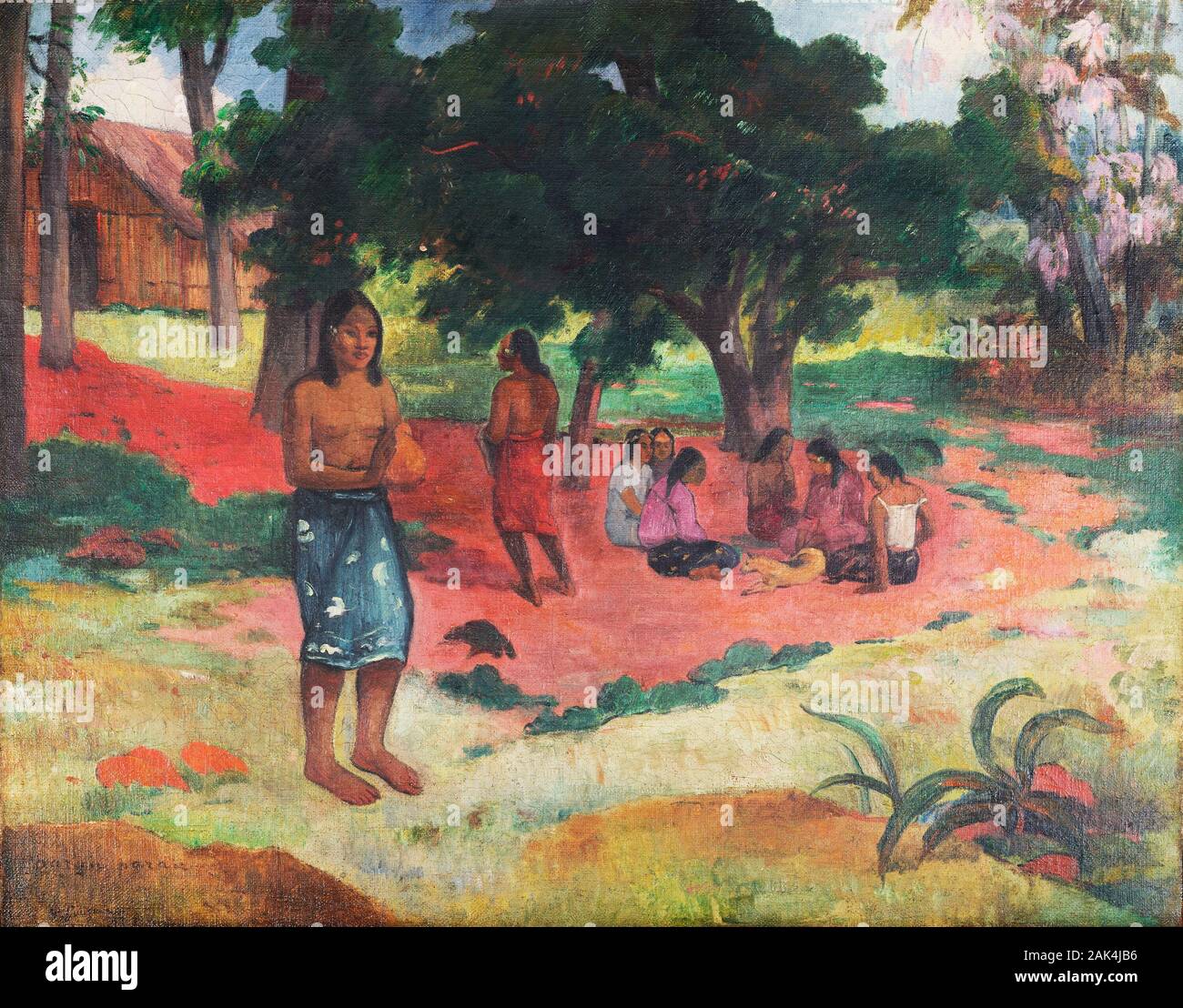 Vintage Paul Gauguin artwork Stock Photo - Alamy