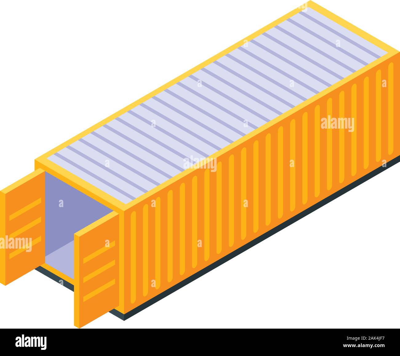 Ship cargo container icon, isometric style Stock Vector Image & Art - Alamy