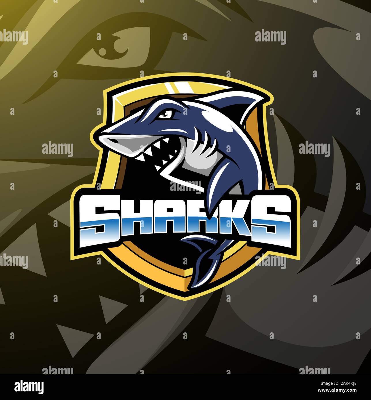 Shark Attack Logo Esport Sport Team Logo Design