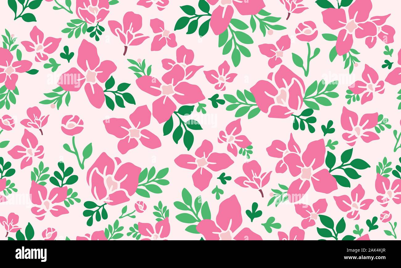Rose pink flower background for Romantic valentine, with beautiful leaf ...