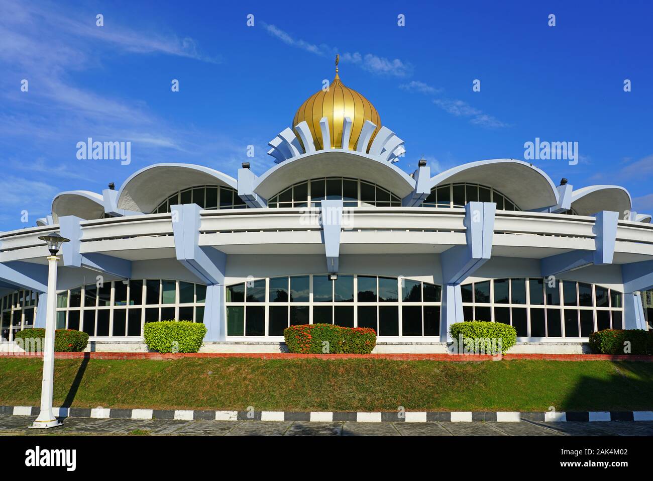 PENANG, MALAYSIA -8 DEC 2019- View of the Penang State Mosque (Masjid ...