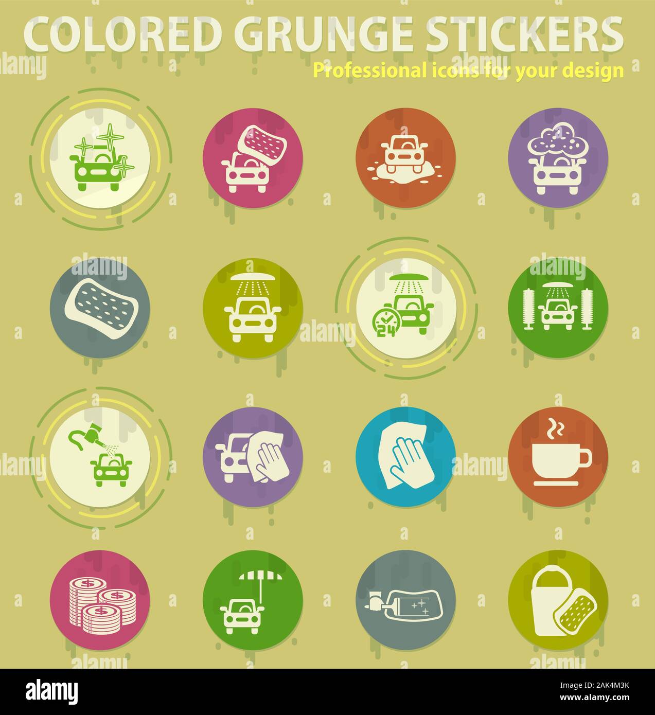 Windshield washer label Stock Vector Images - Alamy