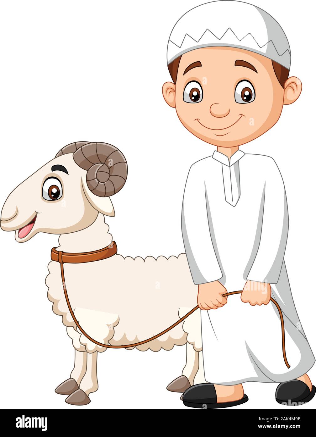 Boy with sheep Cut Out Stock Images & Pictures - Alamy