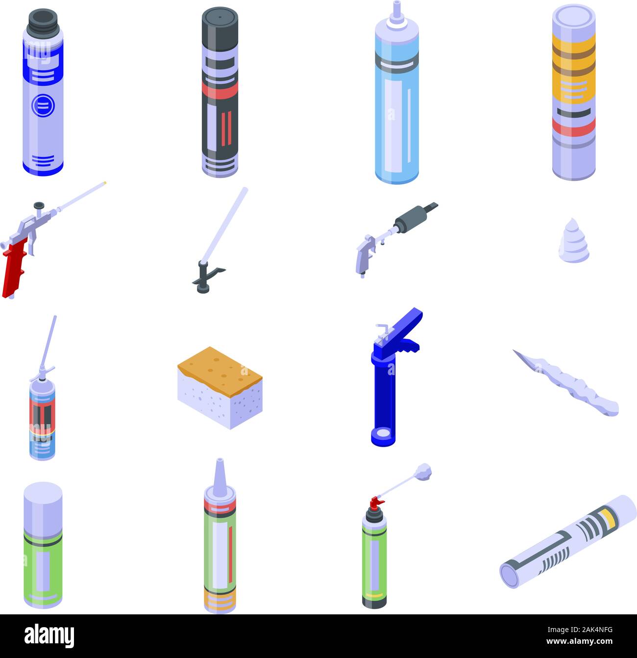 Repair polyurethane foam Stock Vector Images - Alamy