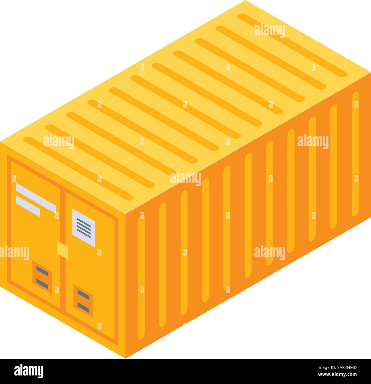Cargo container icon, isometric style Stock Vector Image & Art - Alamy
