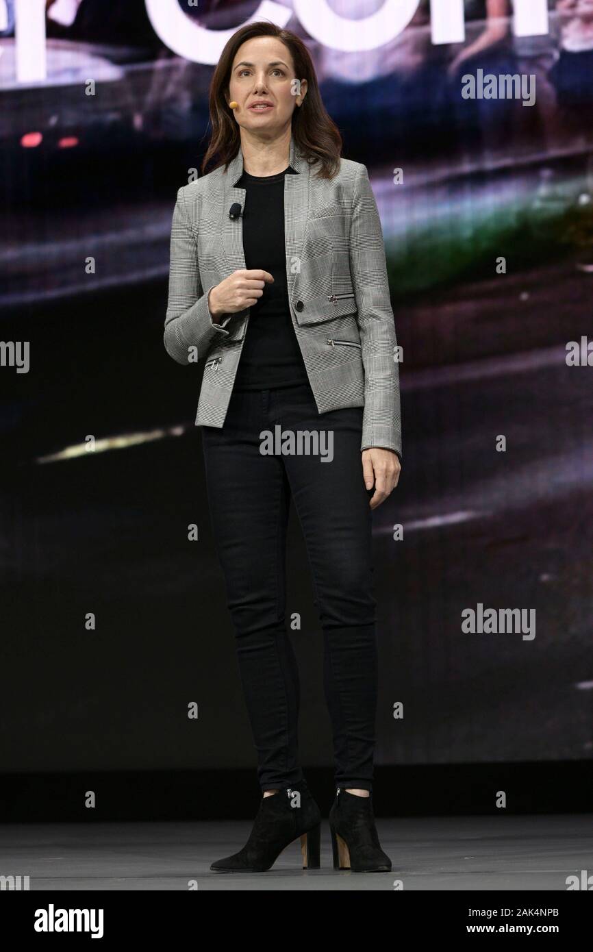 Las Vegas, NV, USA. 6th Jan, 2020. Emily Becher at the CES 2020 Samsung ...