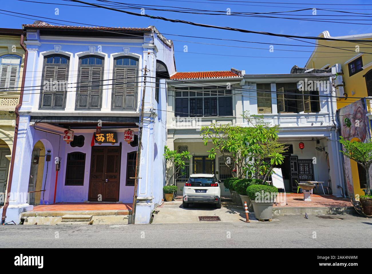 Shophouses georgetown penang malaysia hi-res stock photography and ...
