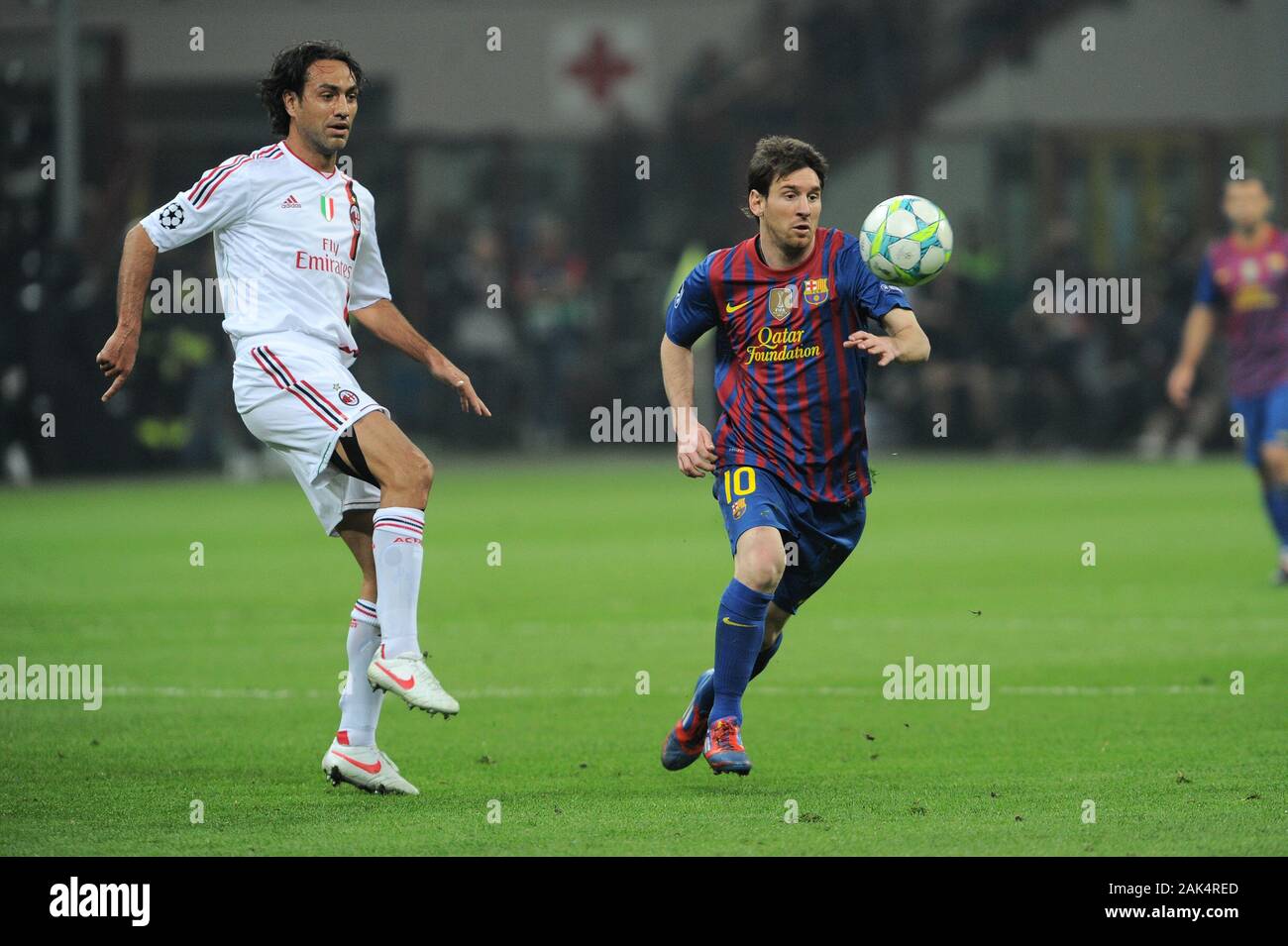 Lionel messi and alessandro nesta hi-res stock photography and images ...