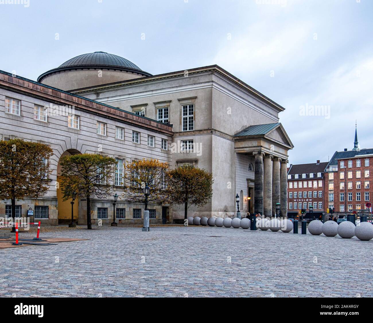 Christiansborg Slot Palace chapel on the islet of Slotsholmen ...