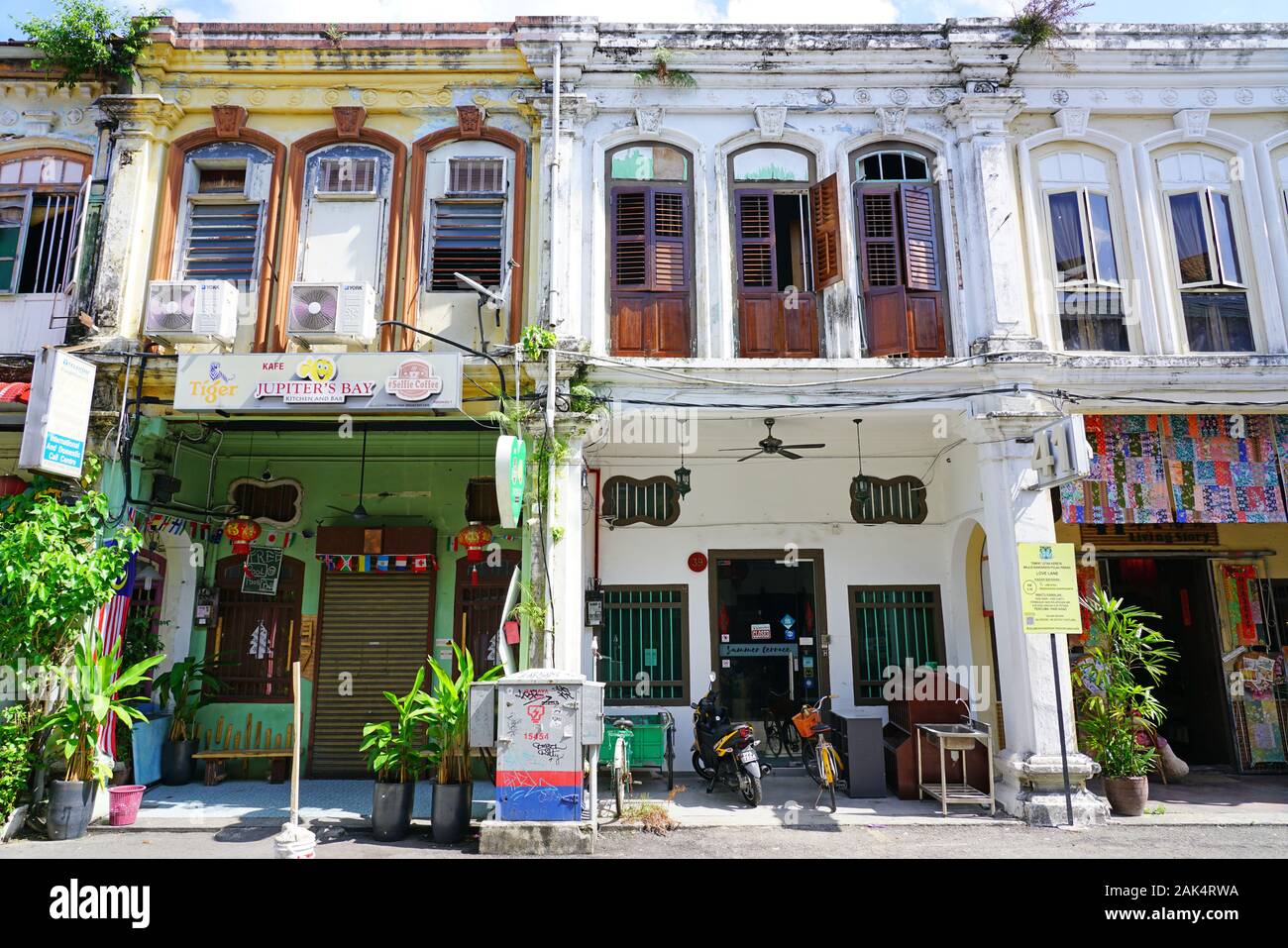 Shophouses georgetown penang malaysia hi-res stock photography and ...