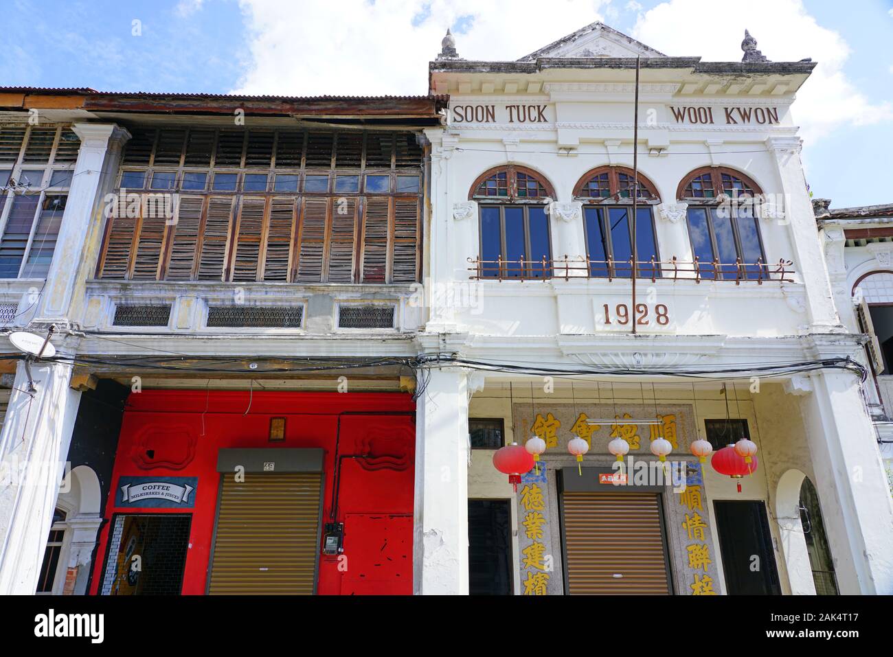 Shophouses georgetown penang malaysia hi-res stock photography and ...