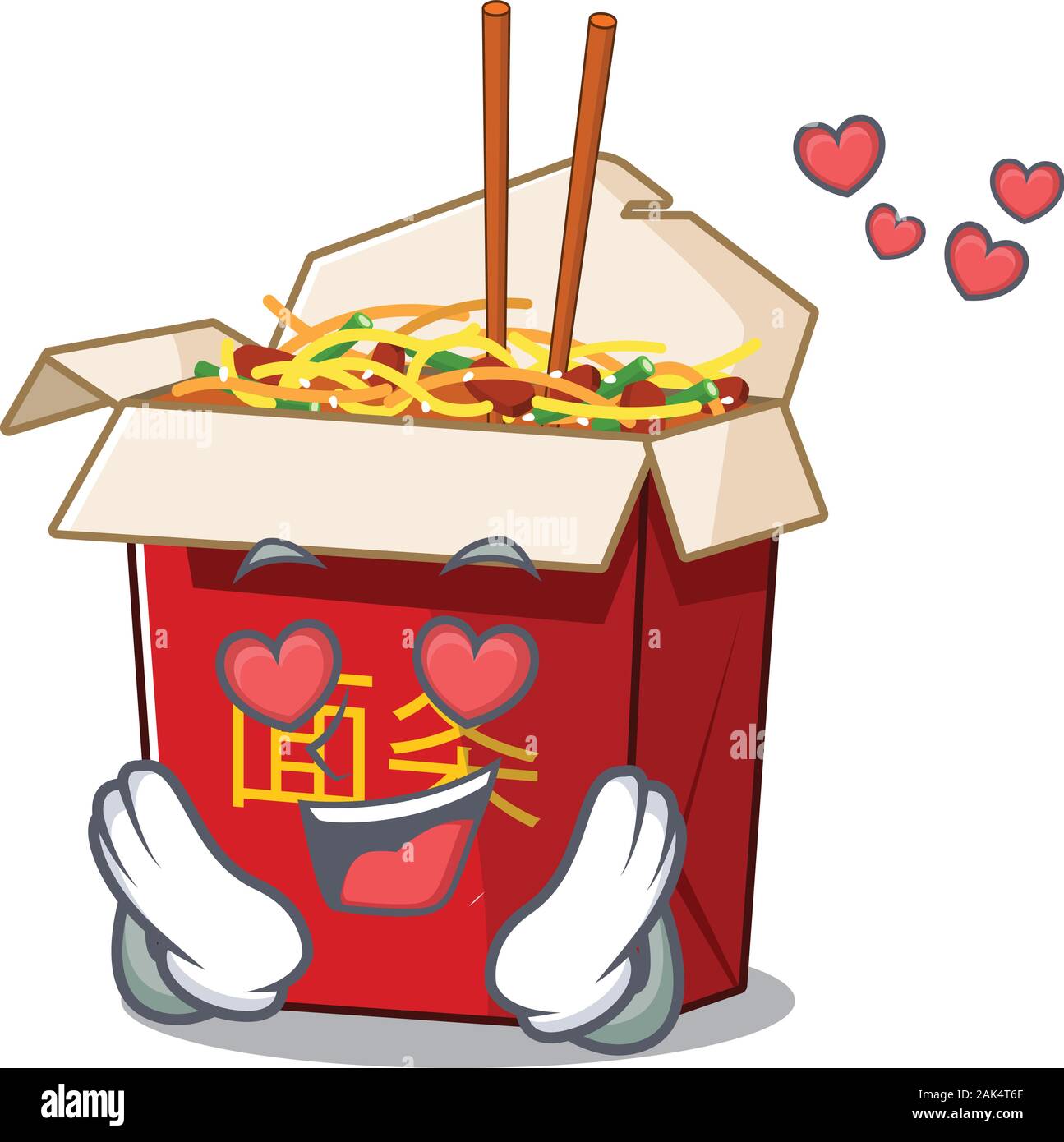 Cartoon noodles in box hi-res stock photography and images - Alamy