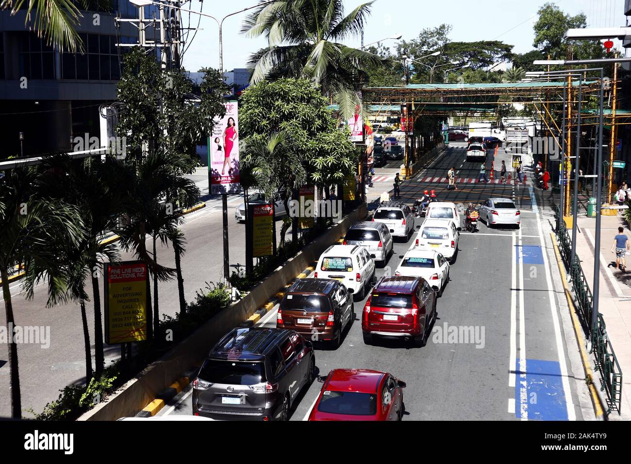 Pasig City, Philippines - January 6, 2020 - Commercial and residential ...