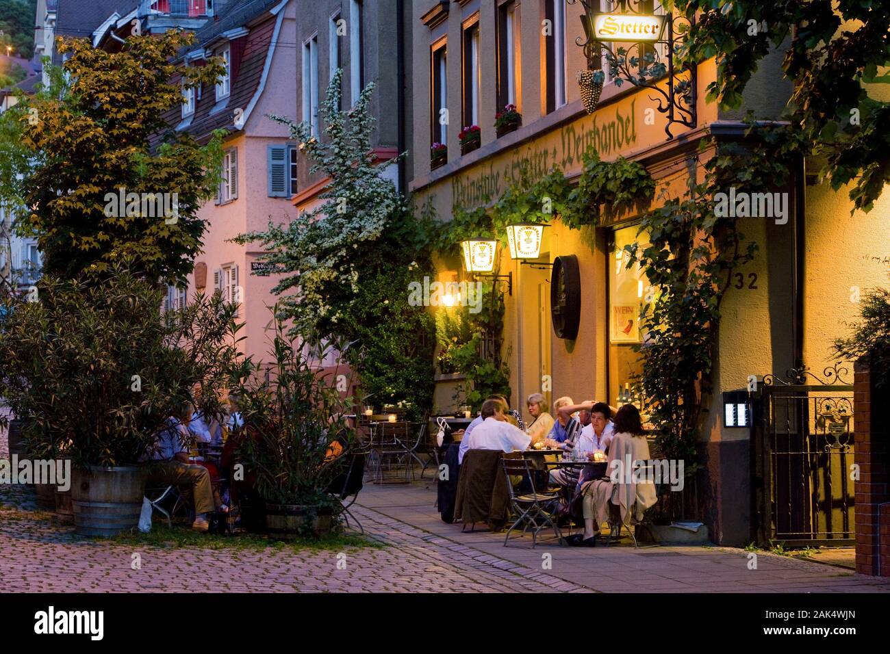 Weinstube Stetter im Stuttgarter Bohnenviertel, Stuttgart/Schwäbische ...