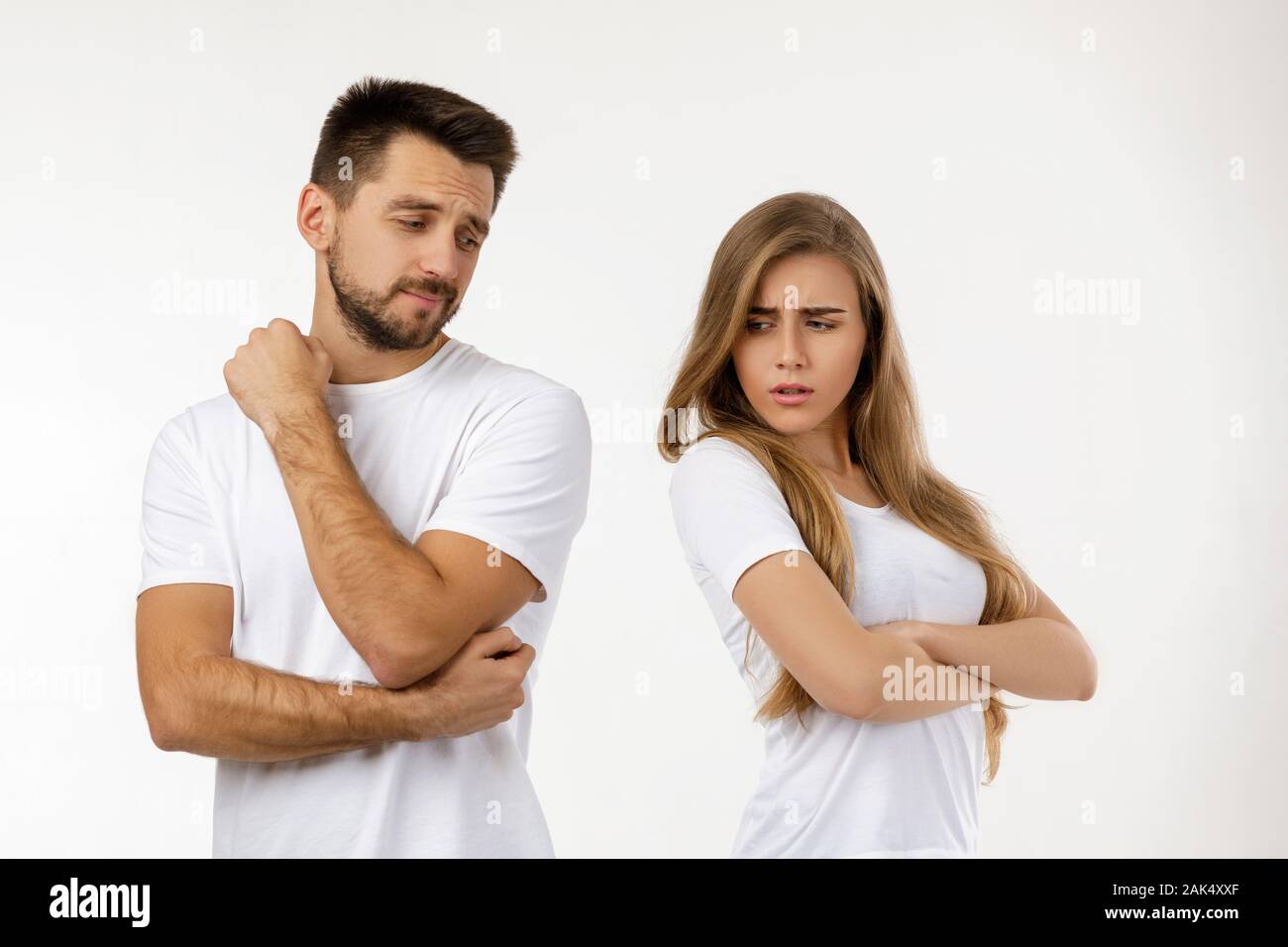 Female friends argue and man hi-res stock photography and images - Alamy