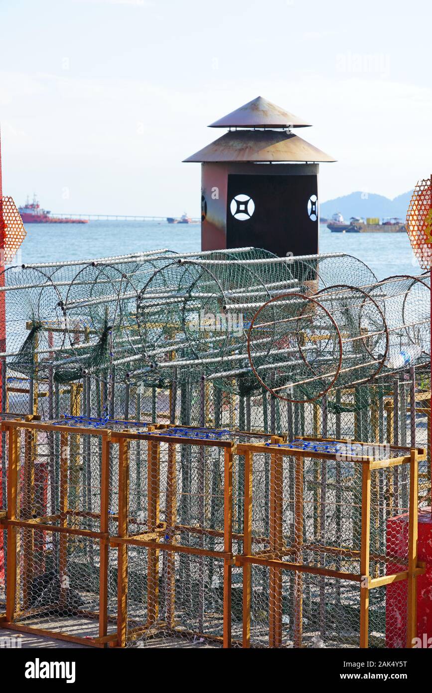 Clan jetty penang george town world unesco heritage site hi-res stock ...