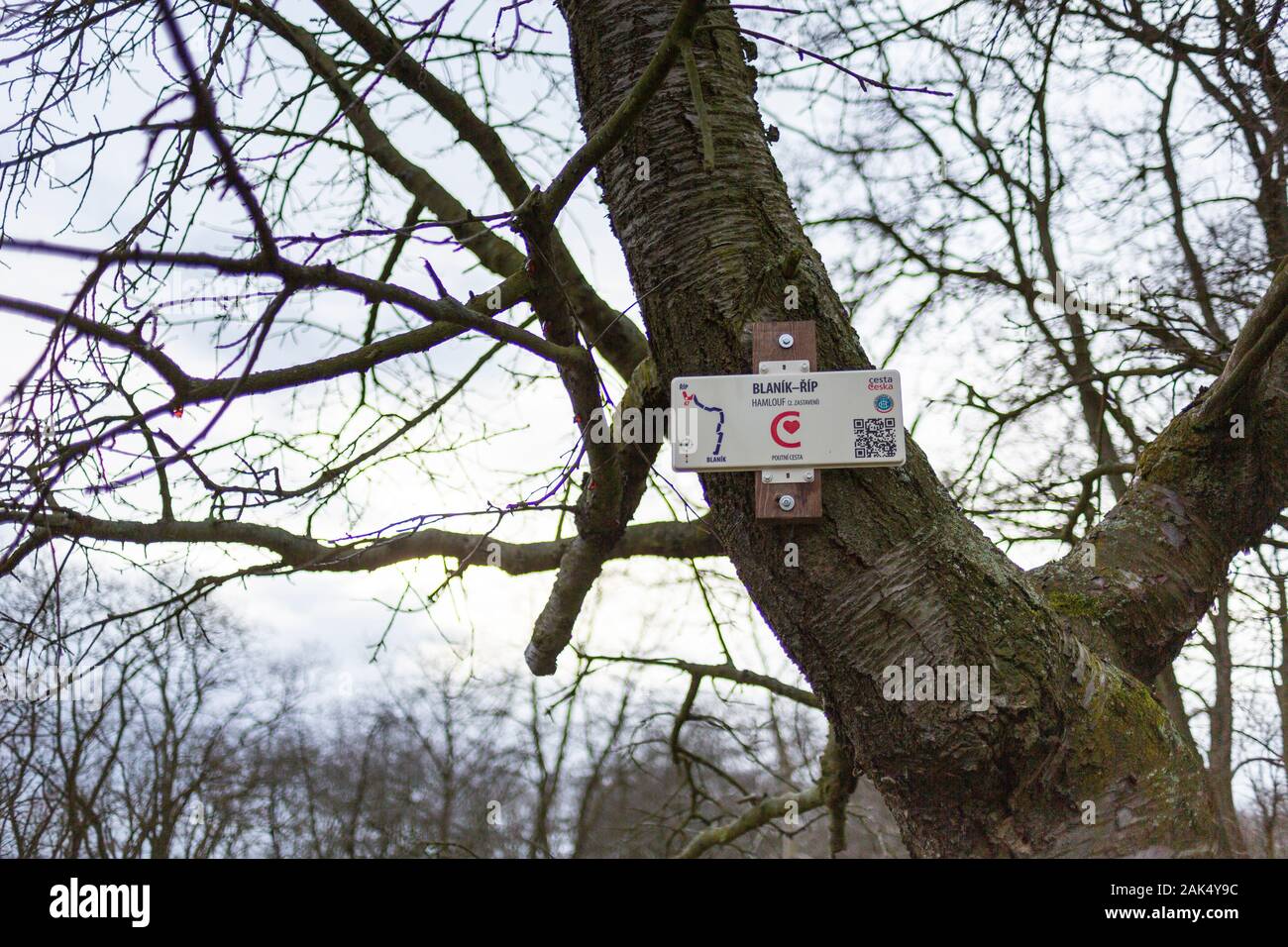 Hill, mountain Rip, signs (CTK Photo/Marketa Hofmanova Stock Photo - Alamy