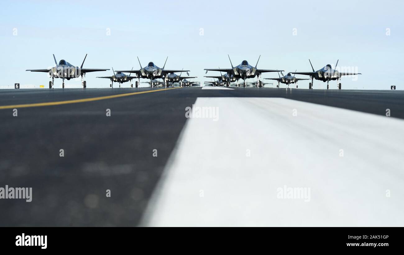 Hill Air Force Base, Utah, USA. 7th January, 2020. The active-duty ...