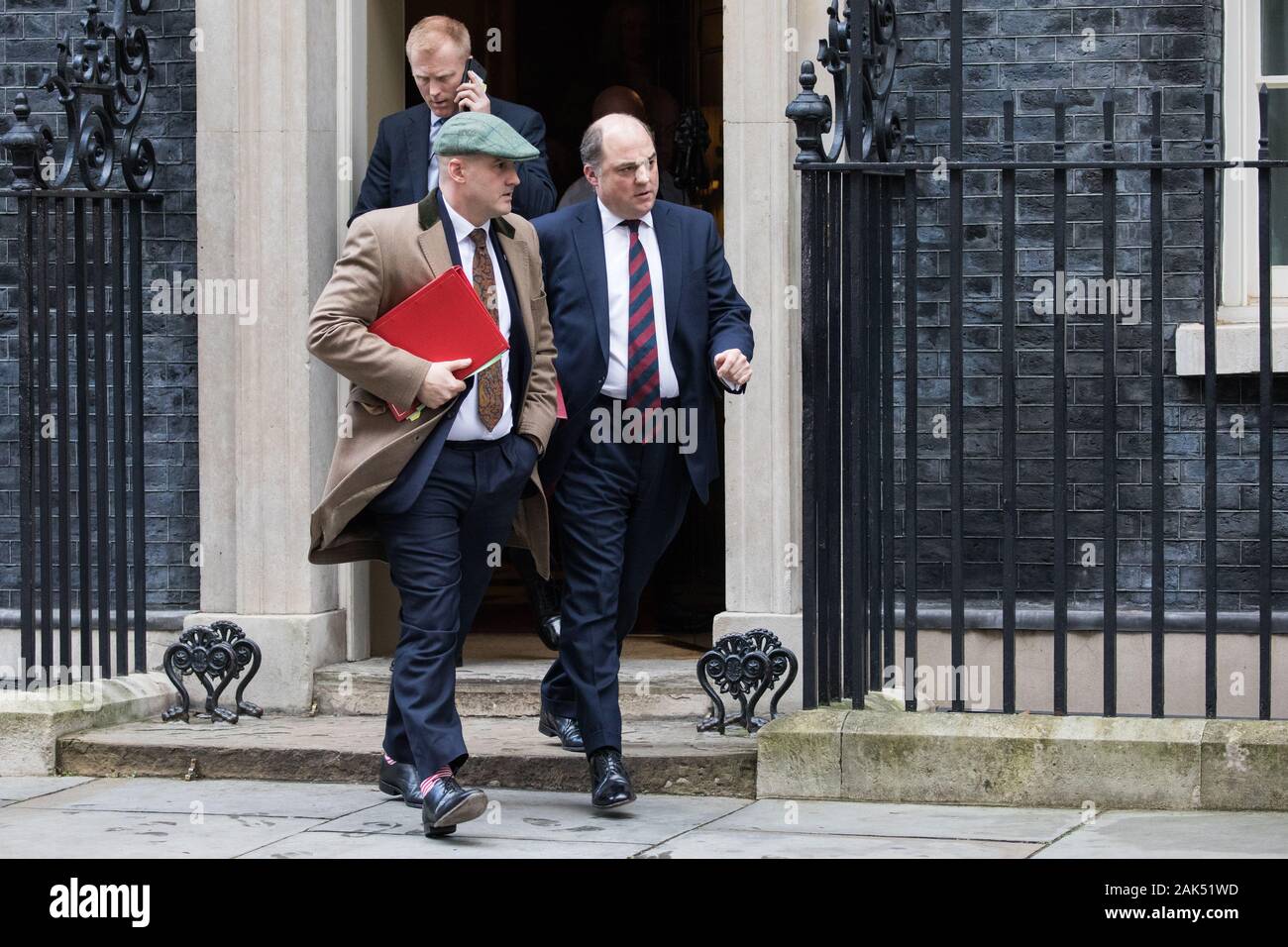 London, UK. 7 January, 2020. Jake Berry (l), Minister for the Northern ...