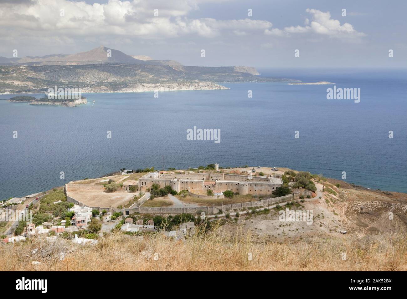 Burg Aptera bei Chaniá, Kreta | usage worldwide Stock Photo - Alamy