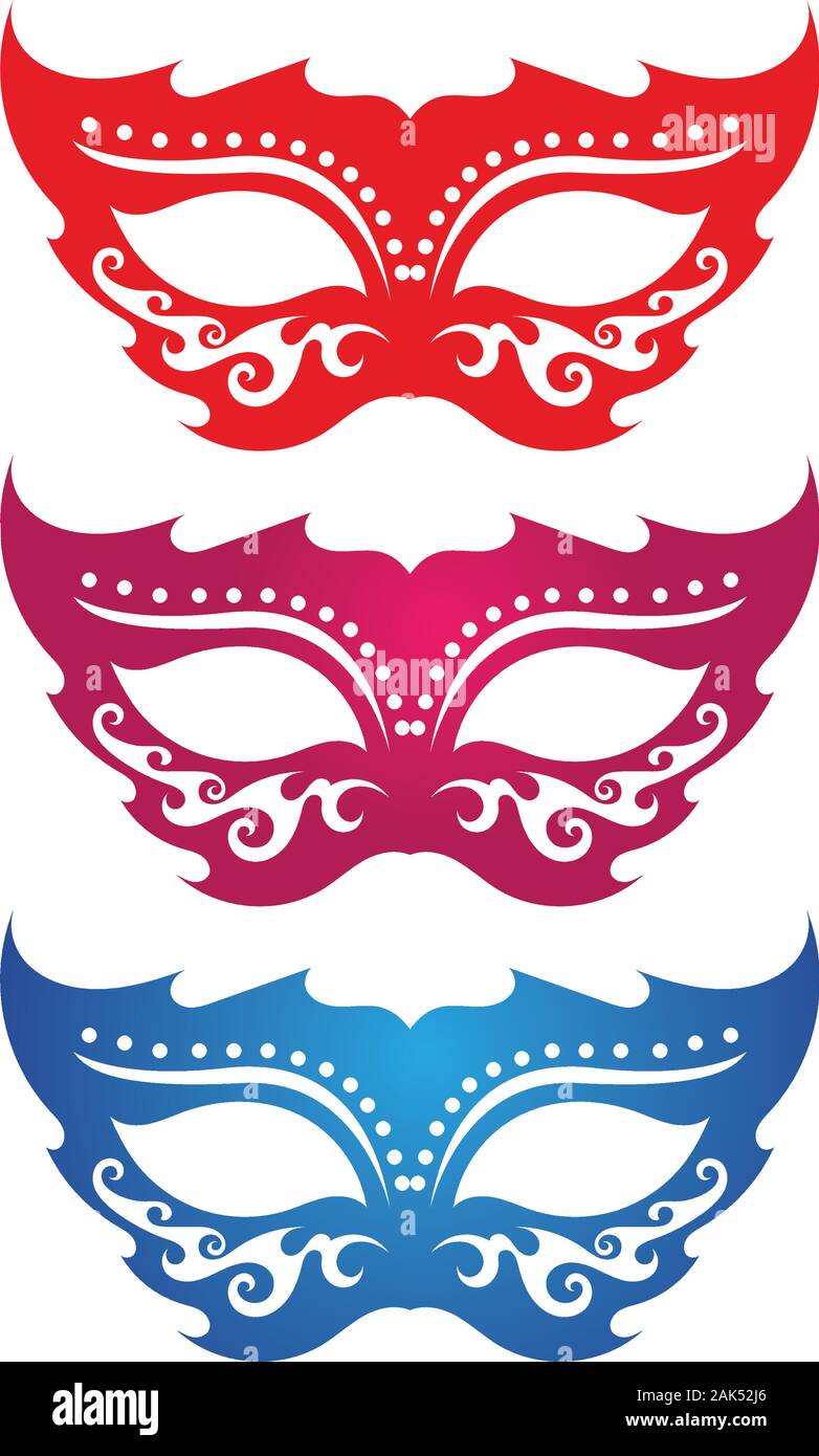 Masquerade Carnival Mask Icon and symbol vector Stock Vector Image ...