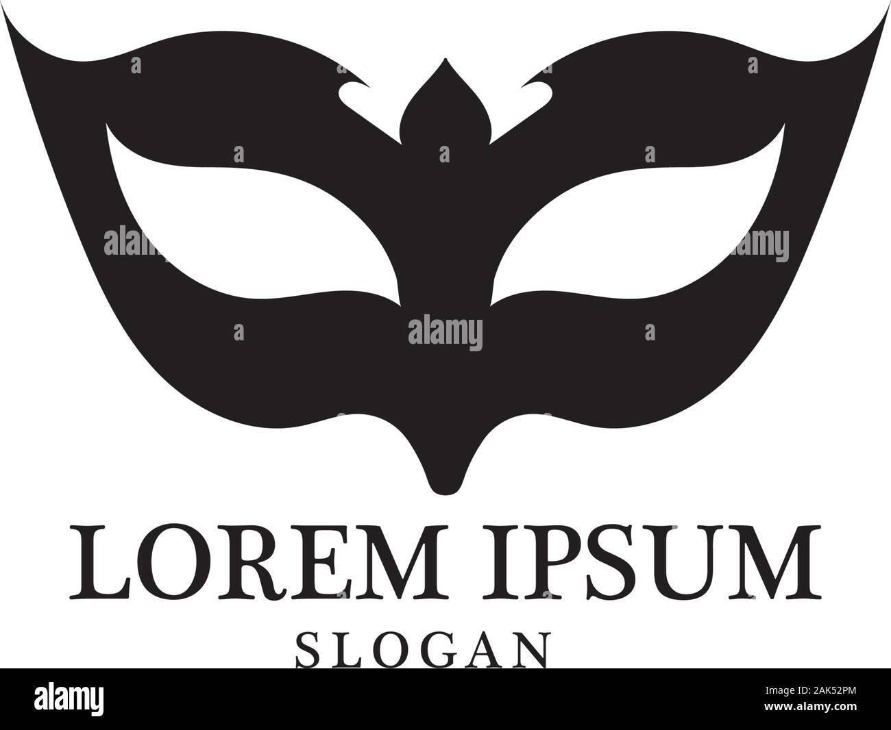 Masquerade Carnival Mask Icon and symbol vector Stock Vector Image ...