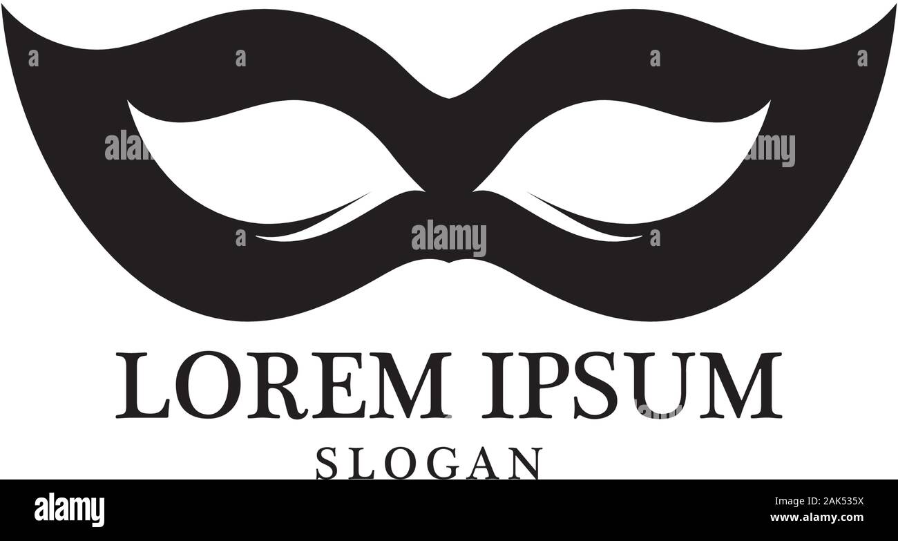 Masquerade Carnival Mask Icon and symbol vector Stock Vector Image ...