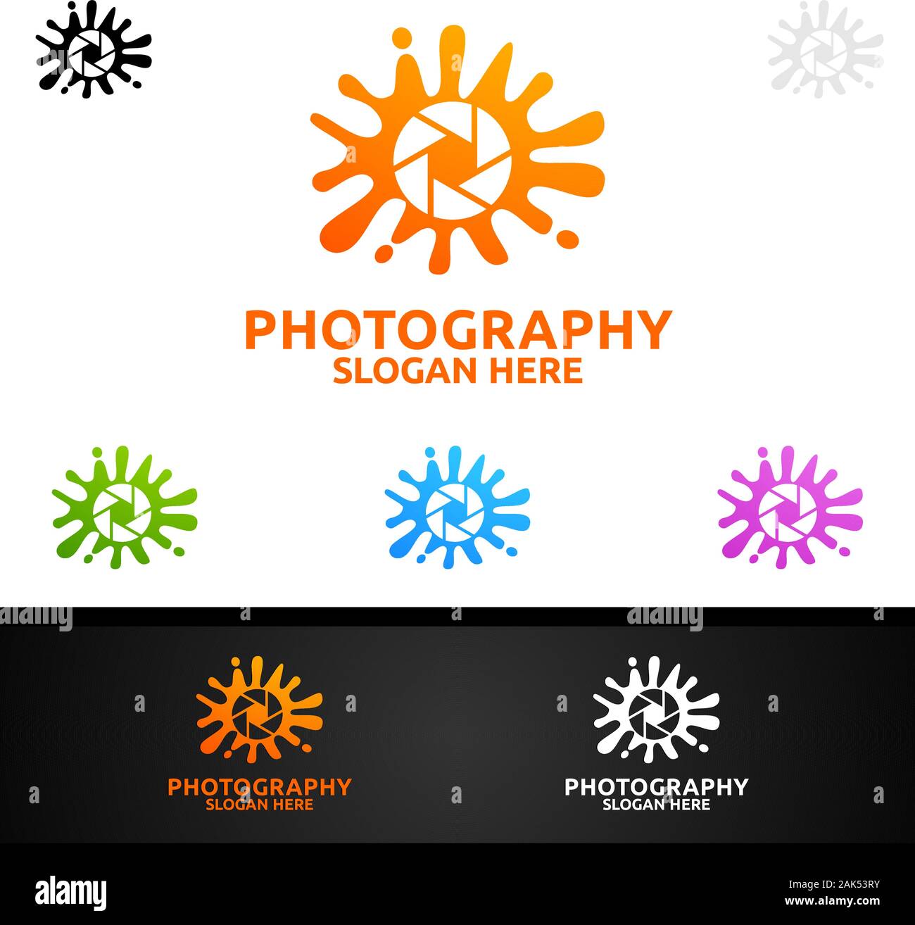 Splash and photography Stock Vector Images - Alamy