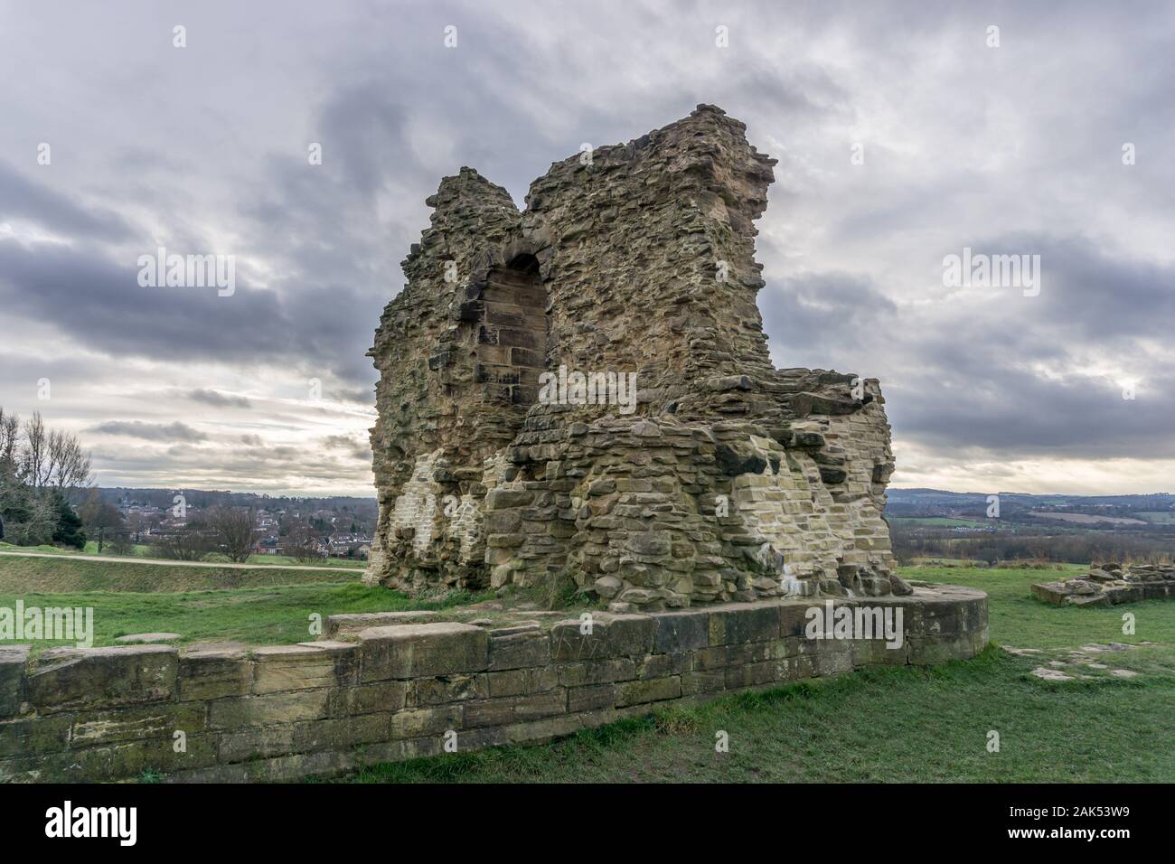 Sandal Castle, Sandal Magna, Wakefield, West Yorkshire, England, UK ...