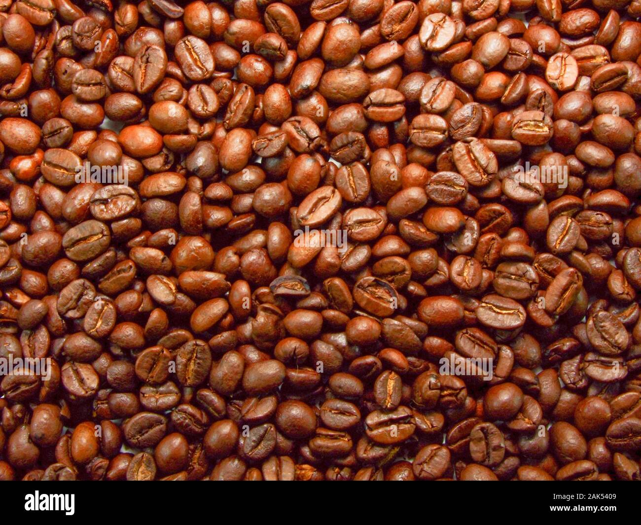 Fresh roasted brown aromatic mocha coffee beans Stock Photo - Alamy