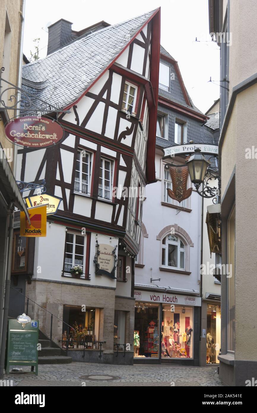 Cochem Innenstadt Geschafte