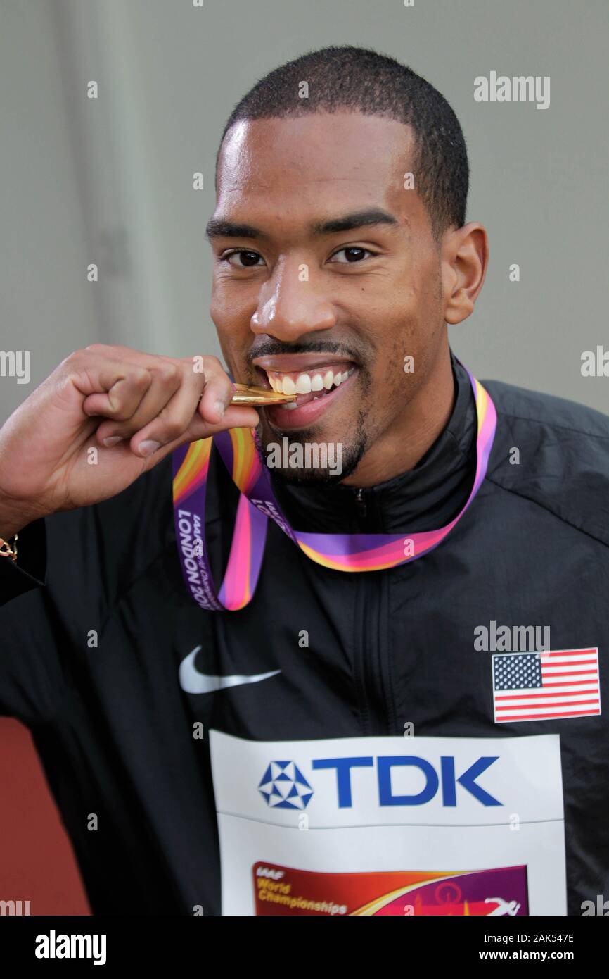 Christian Taylor (USA) during the IAAF World Athletics Championships ...