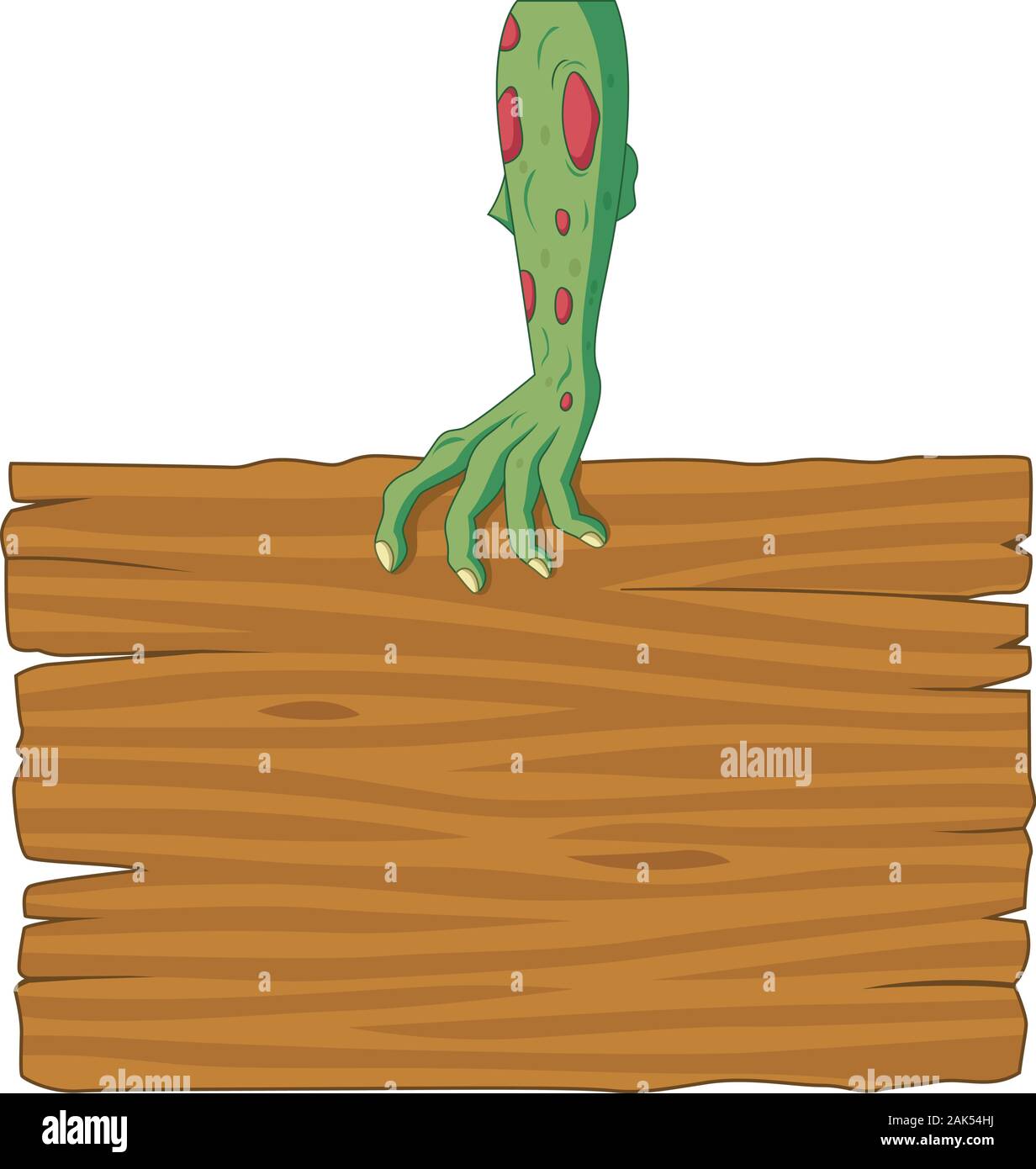 Cartoon zombie hand holding blank sign Stock Vector Image & Art - Alamy